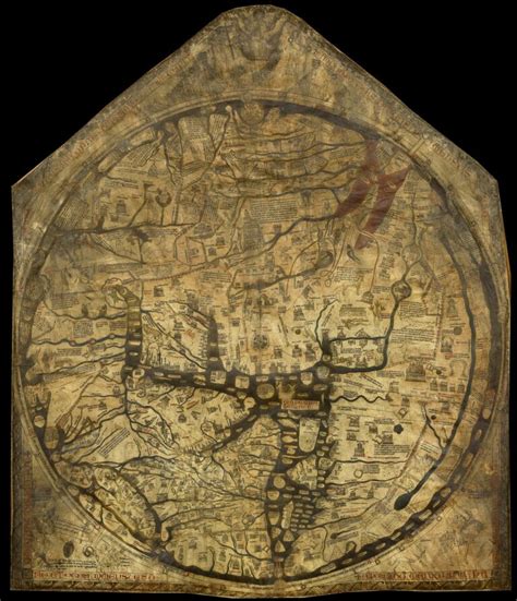 Explore The Hereford Mappa Mundi The Largest Medieval Map Still In