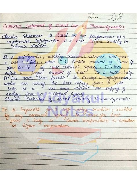 11 Clausius Statement Of Second Law Thermodymnamics Pdf