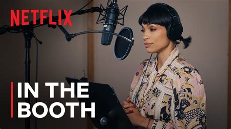 In The Booth With Rosario Dawson As Kokoro Terminator Zero Netflix
