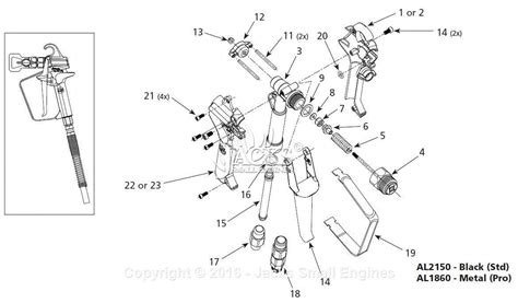 Understanding The Components Of A Graco Sprayer Illustrated Diagram