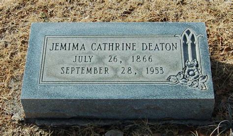 Jemima Cathrine Brown Deaton 1866 1953 Mémorial Find A Grave