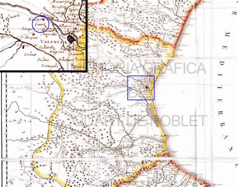 Mapa De Las Provincias De Valencia Alicante Y Castellón De La Plana Juan José Carbonel