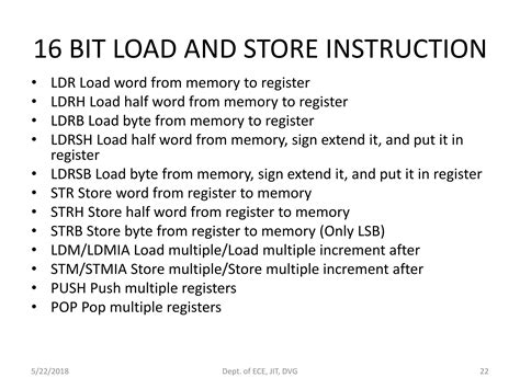 Module 2 Arm Cortex M3 Instruction Set And Programming Pptx