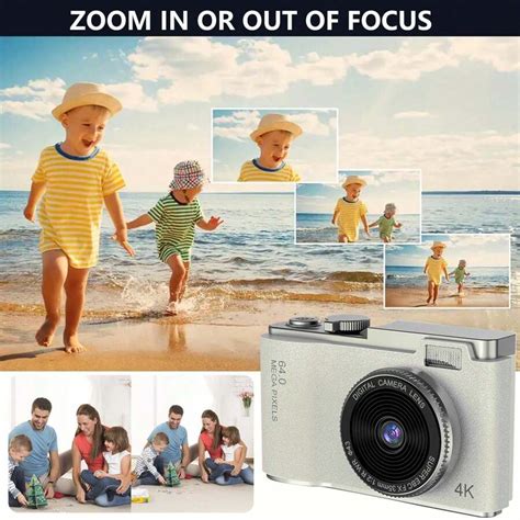 Kindercamera Met Zelfontspanner En Invullicht 48mp Beeld En 1080p