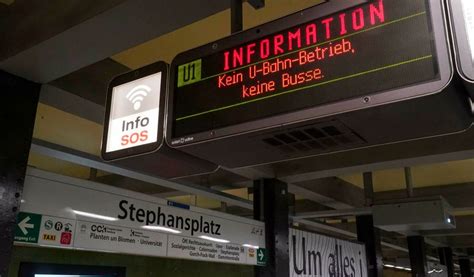 U Bahnen Und Busse Stehen Auch Heute In Hamburg Still Mit Ausnahmen