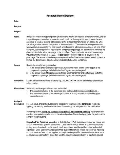 301 Research Memo Example Peter Is An Ordained Protestant Minister