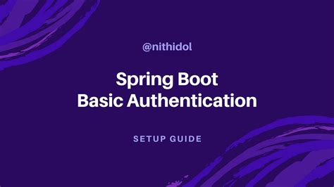 Spring Boot 3 Basic Authentication Guide Medium