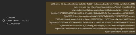 Curl Error 28 Installing Collabora Online Built In Code Server ℹ️