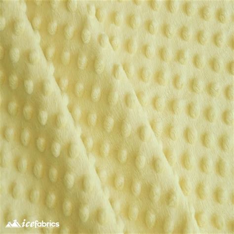 Buy Banana Minky Dot Fabric
