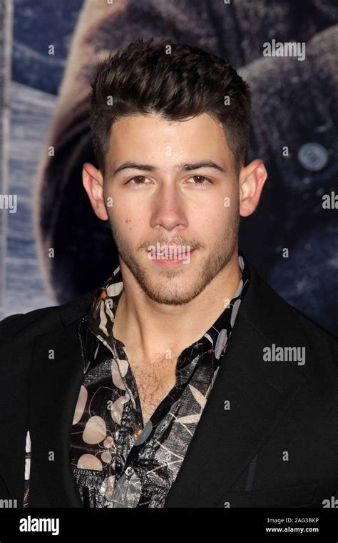 Los Angeles Usa 09th Dec 2019 Nick Jonas 12092019 Jumanji The