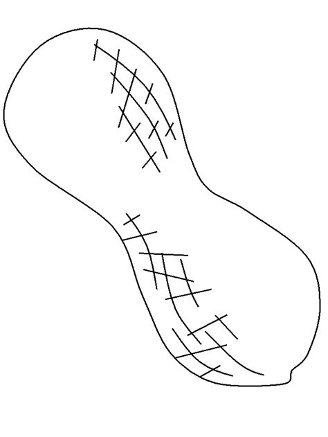 Printable Peanut Template Printable Word Searches