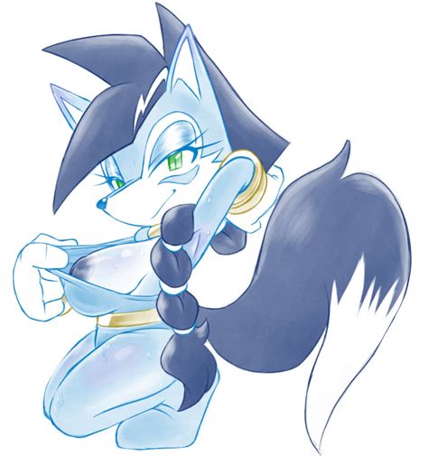 Rule 34 Anthro Archie Comics Blue Body Blue Monochrome Braided Hair