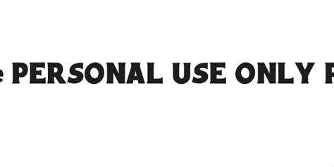 Sunfice Personal Use Only Regular Font Free Download Ttfotf Ffo