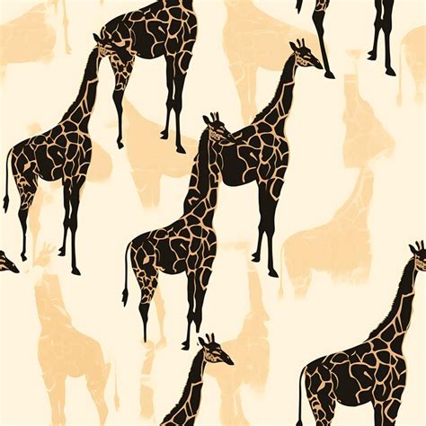Premium Photo Seamless Pattern Of Giraffe Spots