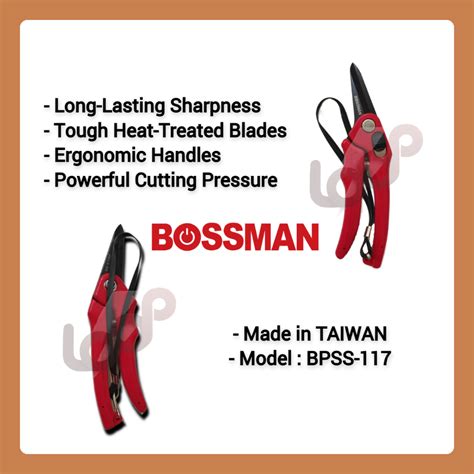 [ready Stock] Bossman Enzio Multi Purpose Cutter Pemotong Wayar Multi Purpose Snips Snip