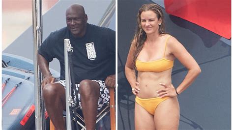 Michael Jordan And Yvette Prieto Swim In The Ocean And Relax Aboard