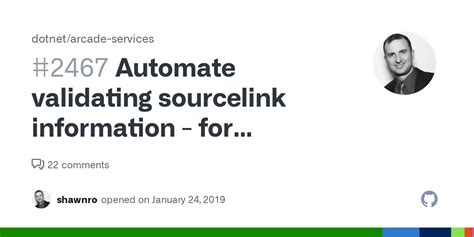 automate validating sourcelink information for windows pdbs · issue