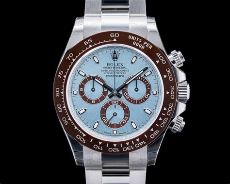 Rolex 116506 Daytona Platinum Ice Blue Dial Unworn 116506 For Sale