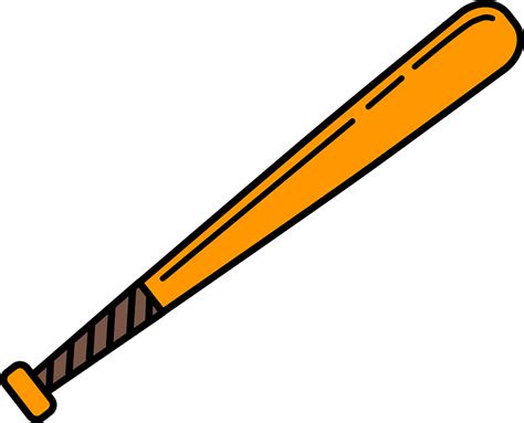 Baseball Bat Free Vector Clipart Images On