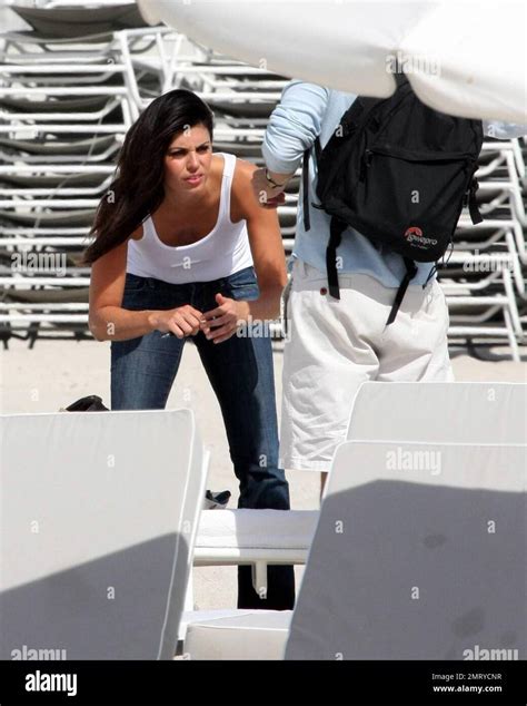 Exclusive Model And Actress Mayte Arguello Savona Poses For Some Photos On South Beach In