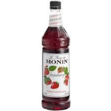 Monin Strawberry Syrup Specs Wines Spirits And Foods