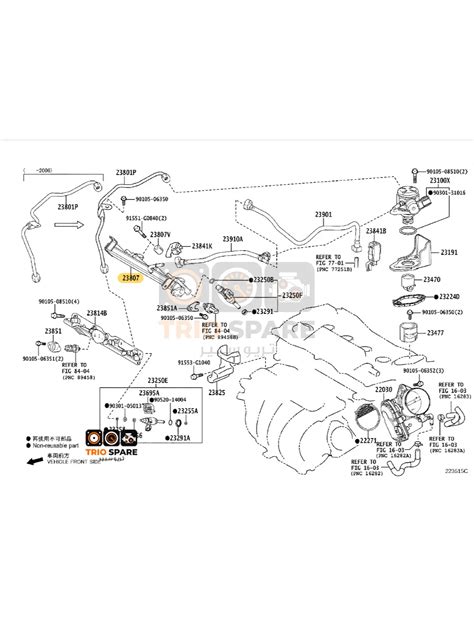 Pipe Sub Assy Fuel Delivery Toyota Camry 2018 2022 2381425022