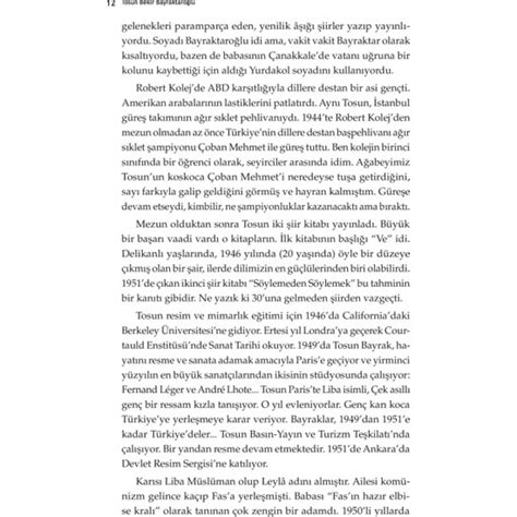 Amerikada Bir Türk Tosun Bekir Bayraktaroğlu Kitabı Ve Fiyatı