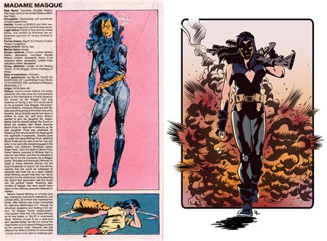 The Official Handbook To The Marvel Universe Redux Edition Madame