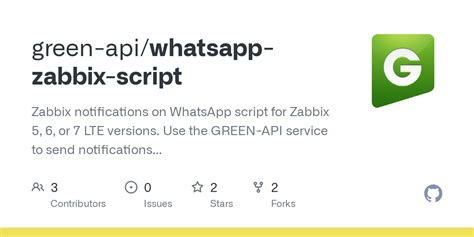 Github Green Apiwhatsapp Zabbix Script Zabbix Notifications On Whatsapp Script For Zabbix 5