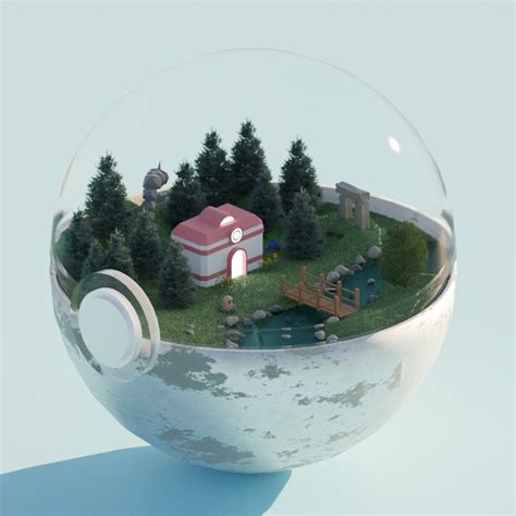 ️ricardo Oliva On Linkedin Pokeball Blender Pikachu 3d Miniworld
