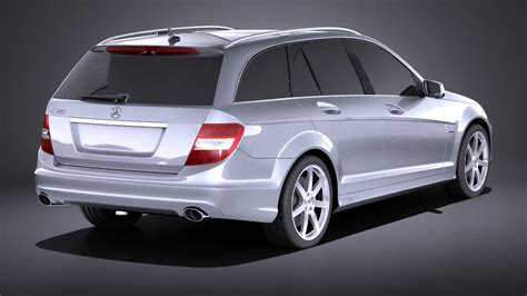 Mercedes C Class 2012 Estate V Ray 3d Model By Squir