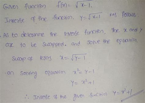 Solved Consider The Function Fx V X 1 Find The Formula For The