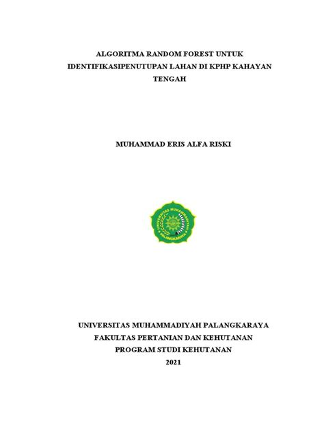 Algoritma Random Forest Pdf