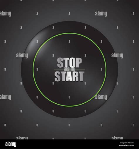 Car Stop Start Stock Vector Images Alamy