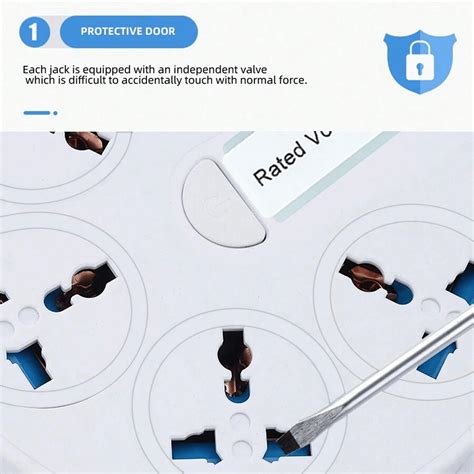 Plug Power Strip American Row Plug American Standard Socket All