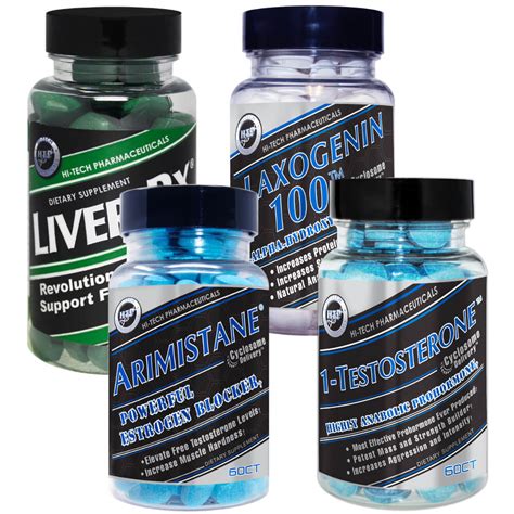 1 Testosterone Stack Hi Tech Pharma Muscle Intensity