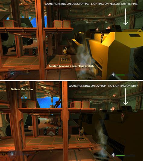 deferred lighting and shadows not working on laptop help