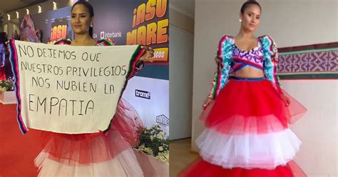 La Potente Frase Que Mayella Lloclla Mostró En Una Alfombra Roja Actriz Levantó Su Voz Por Las