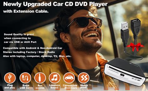 Usb Cd Dvd Player For Car With Upgraded Extra Accessories