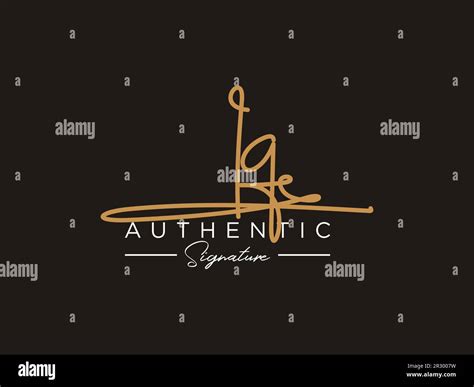 Iq Signature Logo Template Vector Stock Vector Image And Art Alamy