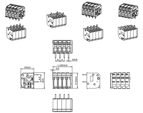 Selamp Pcb Wire Terminal Blocks Reliable Lever Connectors