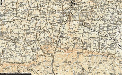 Historic Ordnance Survey Map Of Hassocks 1898