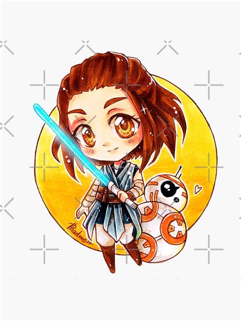 Cute Force Sticker By Phadmeart Redbubble