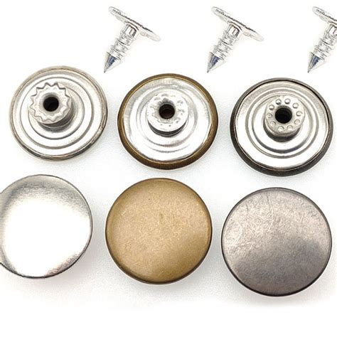 Denim Tack Button Etsy