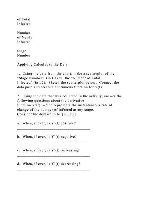 Calculus Application Problem 3 Name Docx