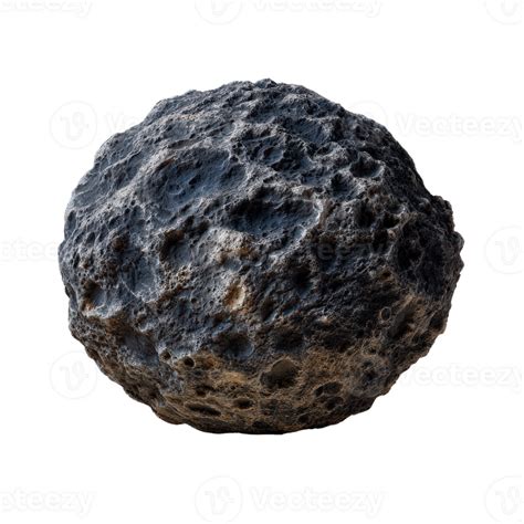 Detailed Close Up Of A Textured Asteroid Or Space Rock Showcasing
