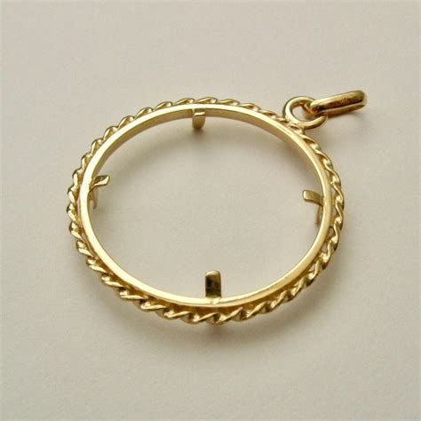 Coin Holder Necklace Etsy