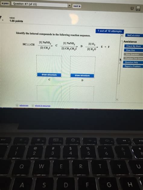 Solved Identify The Lettered Compounds In The Following
