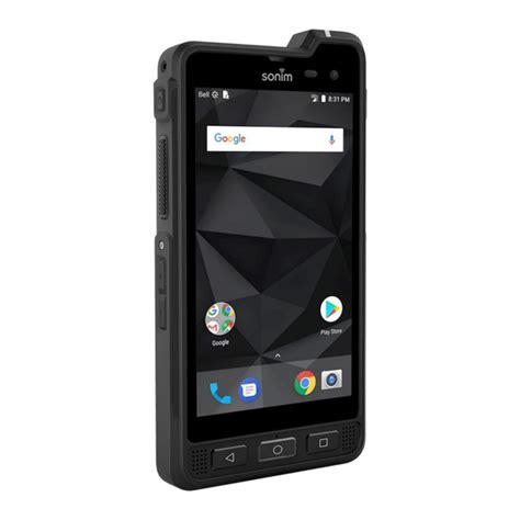 Gestion Des Paramètres De Lappareil Affichage Notifications Son Bell Sonim Xp8 Guide D