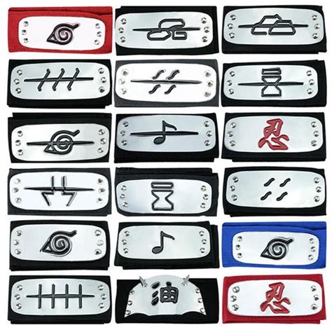 Naruto Village Headbands